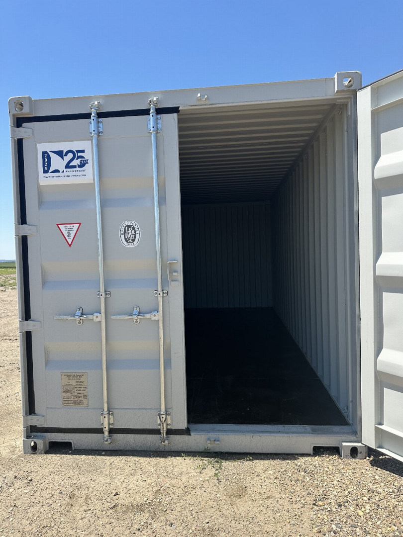 New 2025 Container 20' One trip gray Storage / Shipping Container