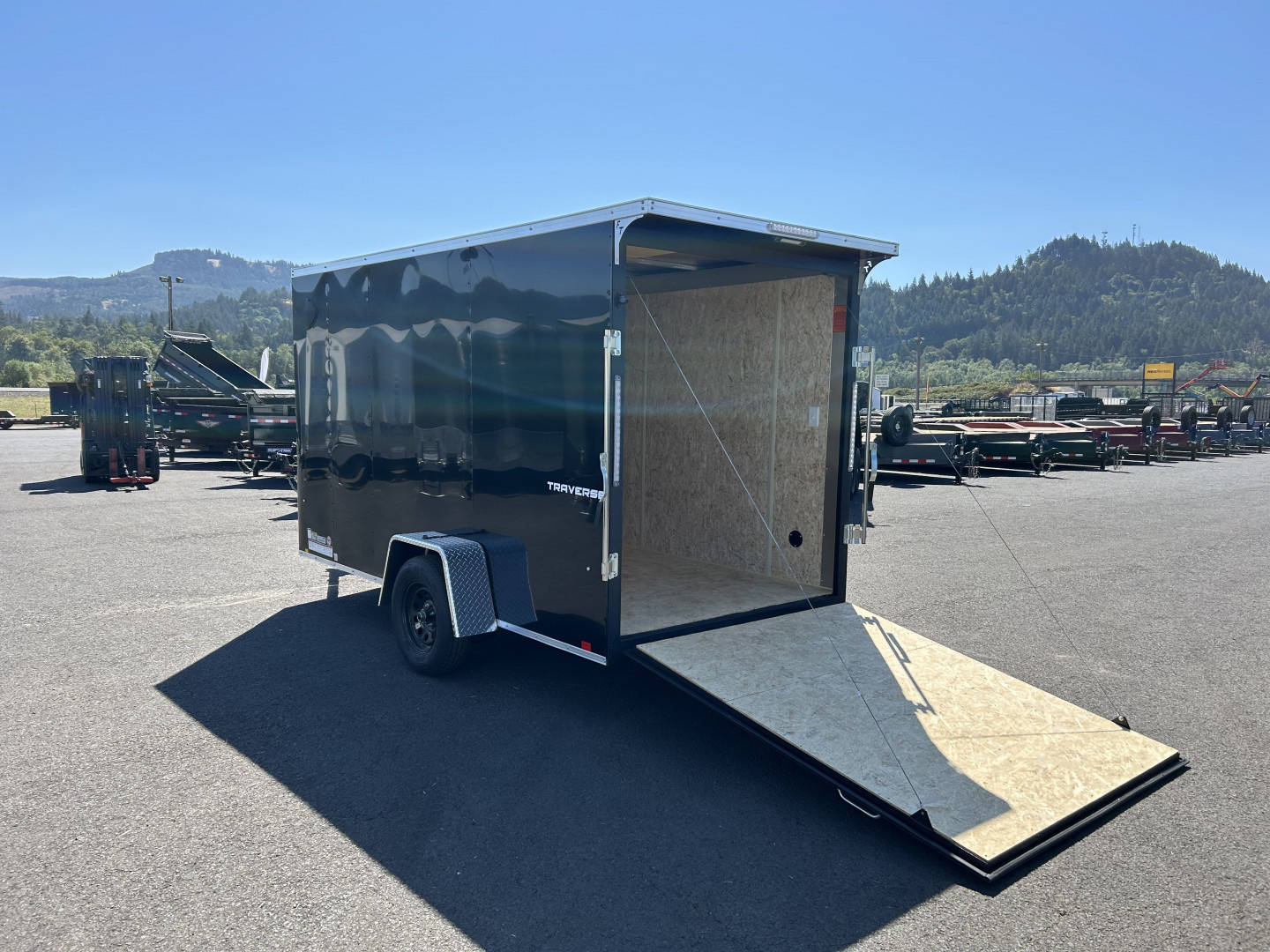 New 2025 Formula 6X12 Enclosed Steel Single Axle Cargo Trailer w/ Rear ...