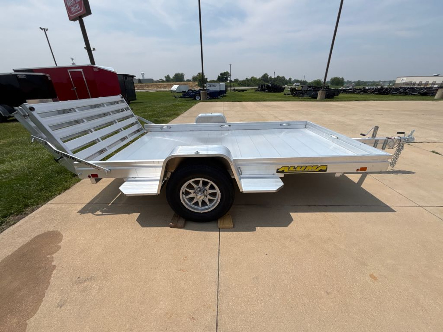 New 2026 Aluma 7210H-S-BT Utility Trailer
