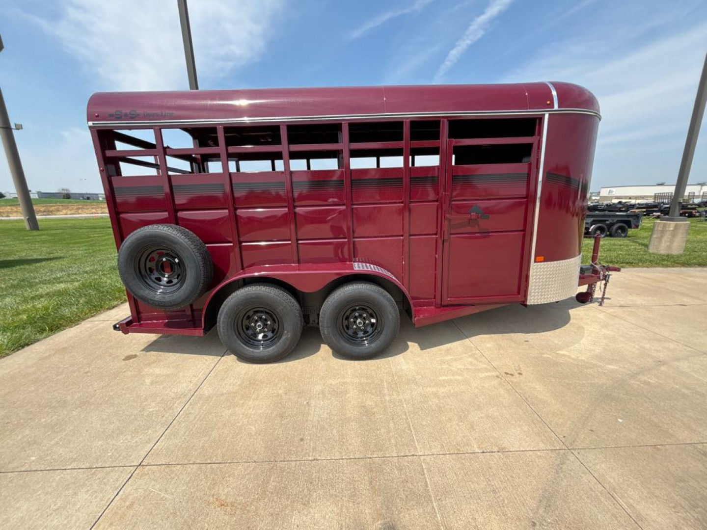 New 2025 S&S Manufacturing STK6X16BP Stock / Stock Combo Trailer