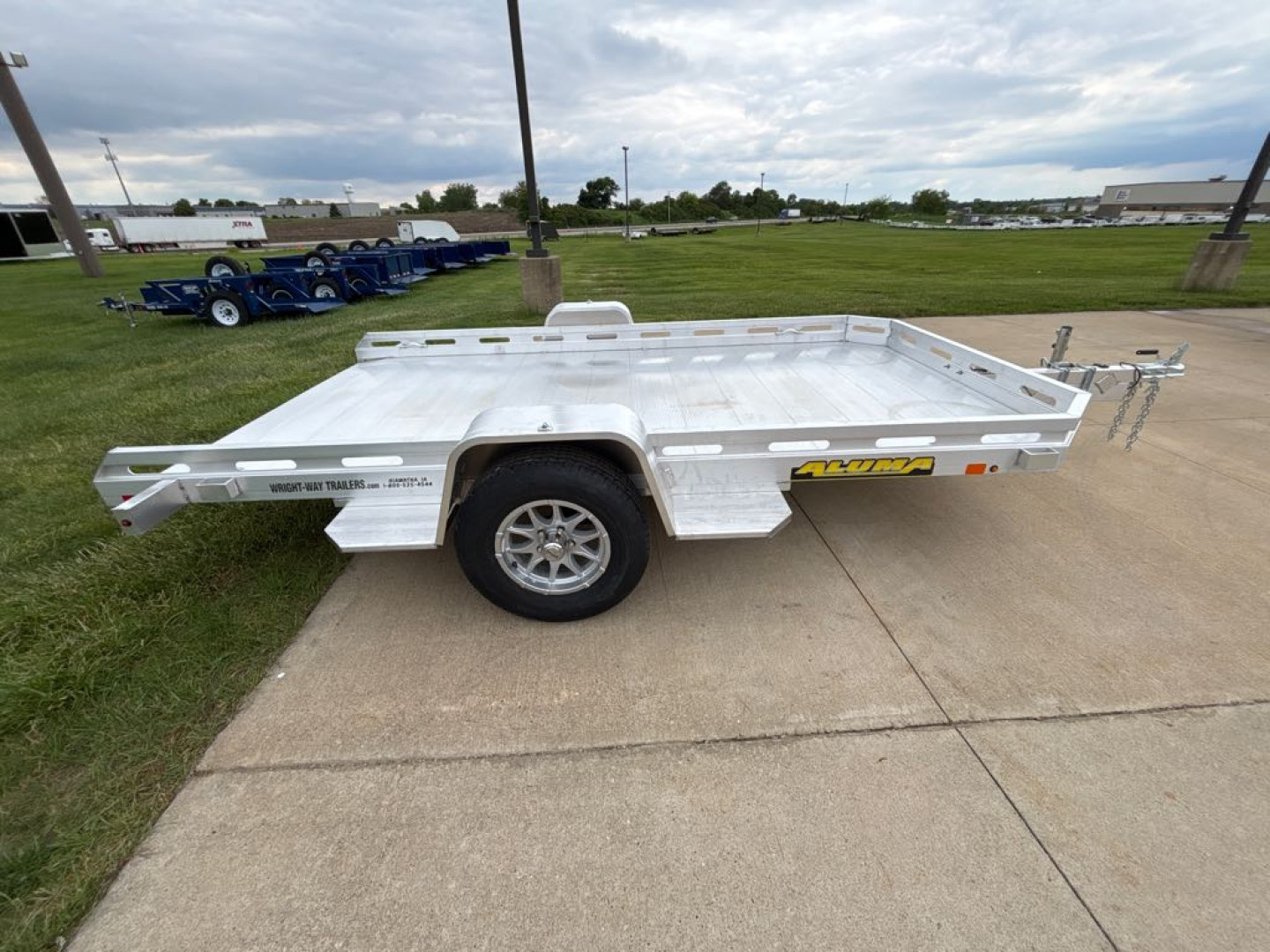 New 2026 Aluma 7712H-TILT-S Utility Trailer