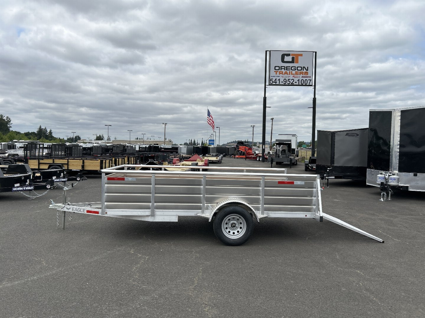New 2025 Eagle 6X12 ALUMINUM Open Utility Trailer 3K GVWR for sale in ...