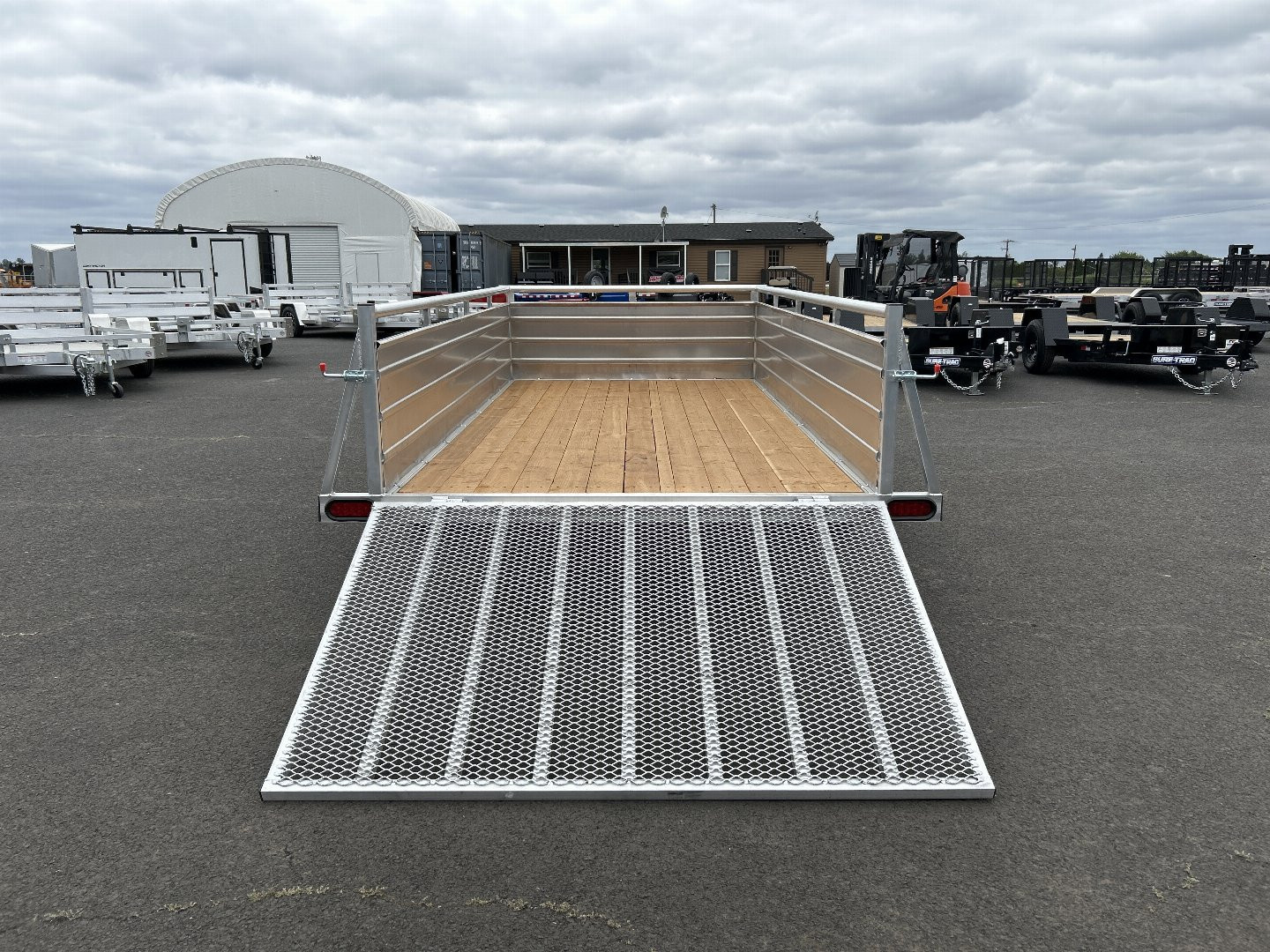 New 2025 Eagle 6X12 ALUMINUM Open Utility Trailer 3K GVWR
