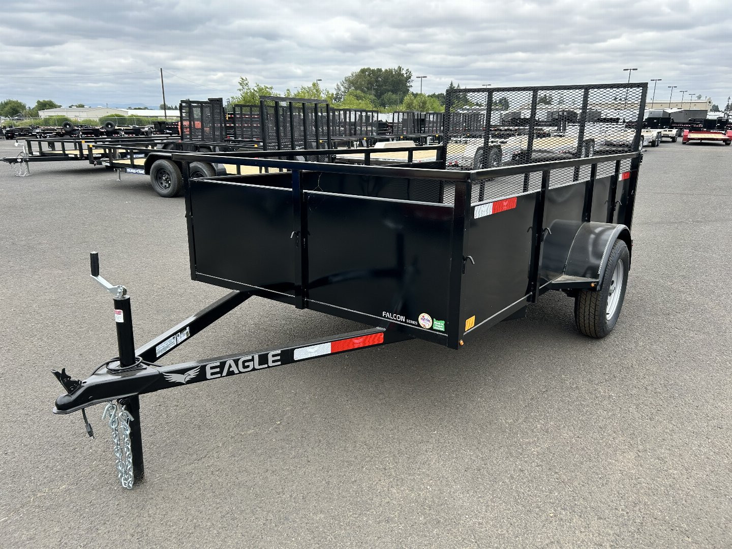 New 2025 Eagle 6'X10' (3K GVWR) Open Utility Trailer with Rear Ramp for ...
