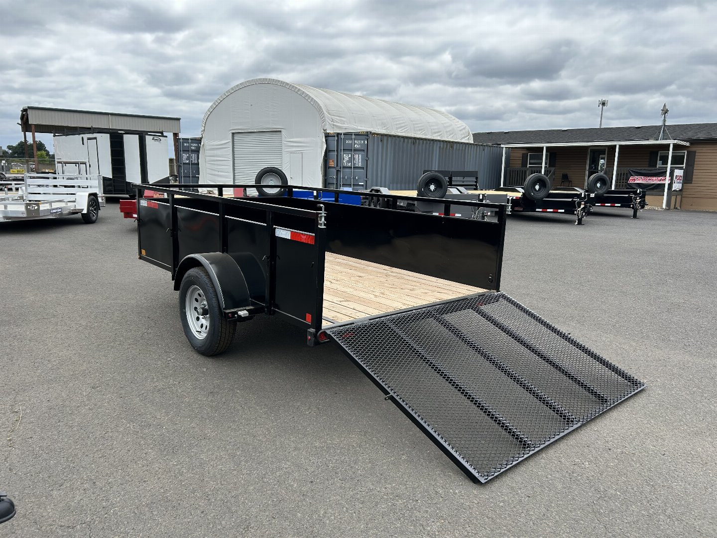 New 2025 Eagle 6'X10' (3K GVWR) Open Utility Trailer with Rear Ramp for ...