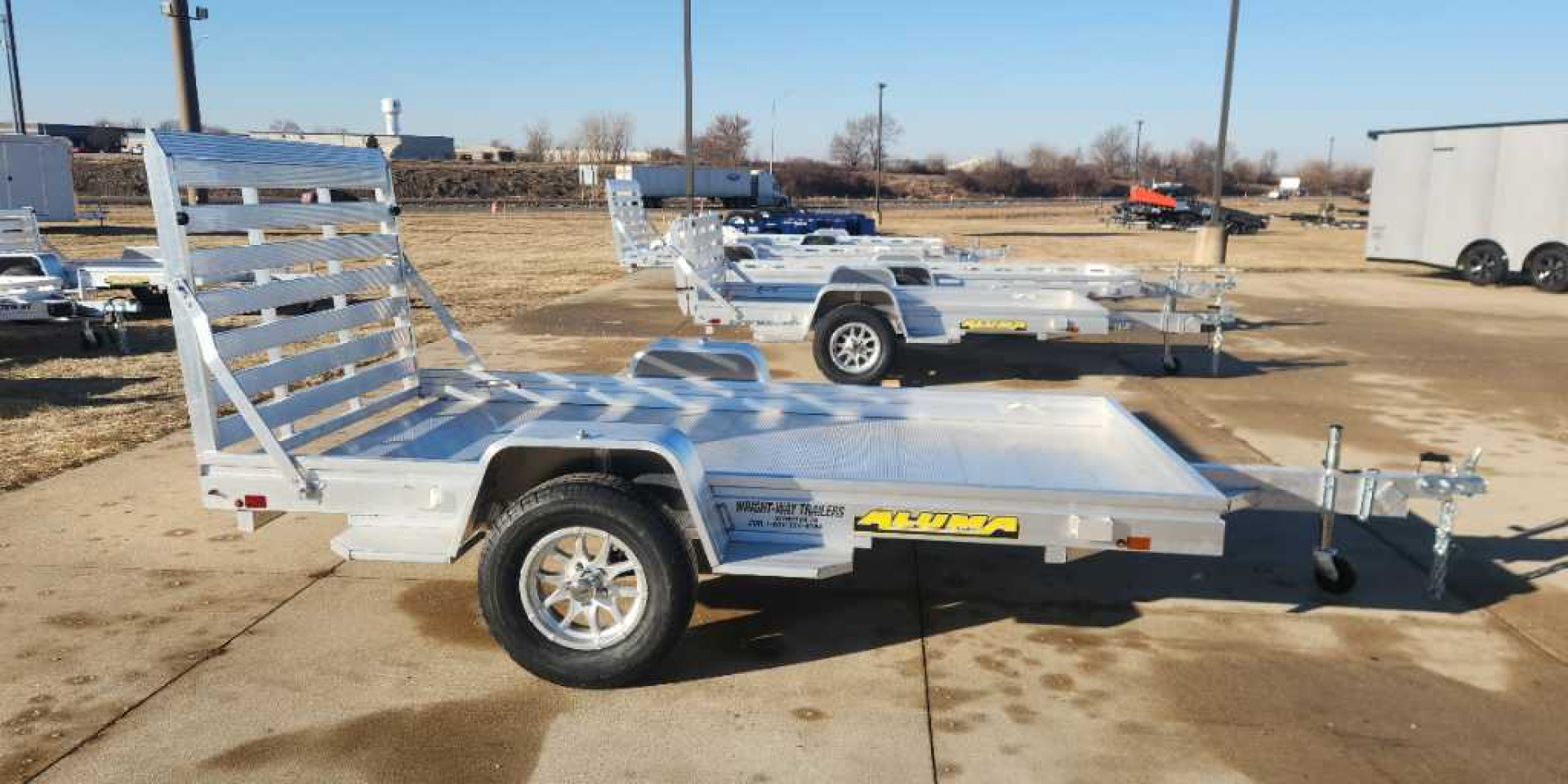 New 2026 Aluma 6810H-S-TG Utility Trailer