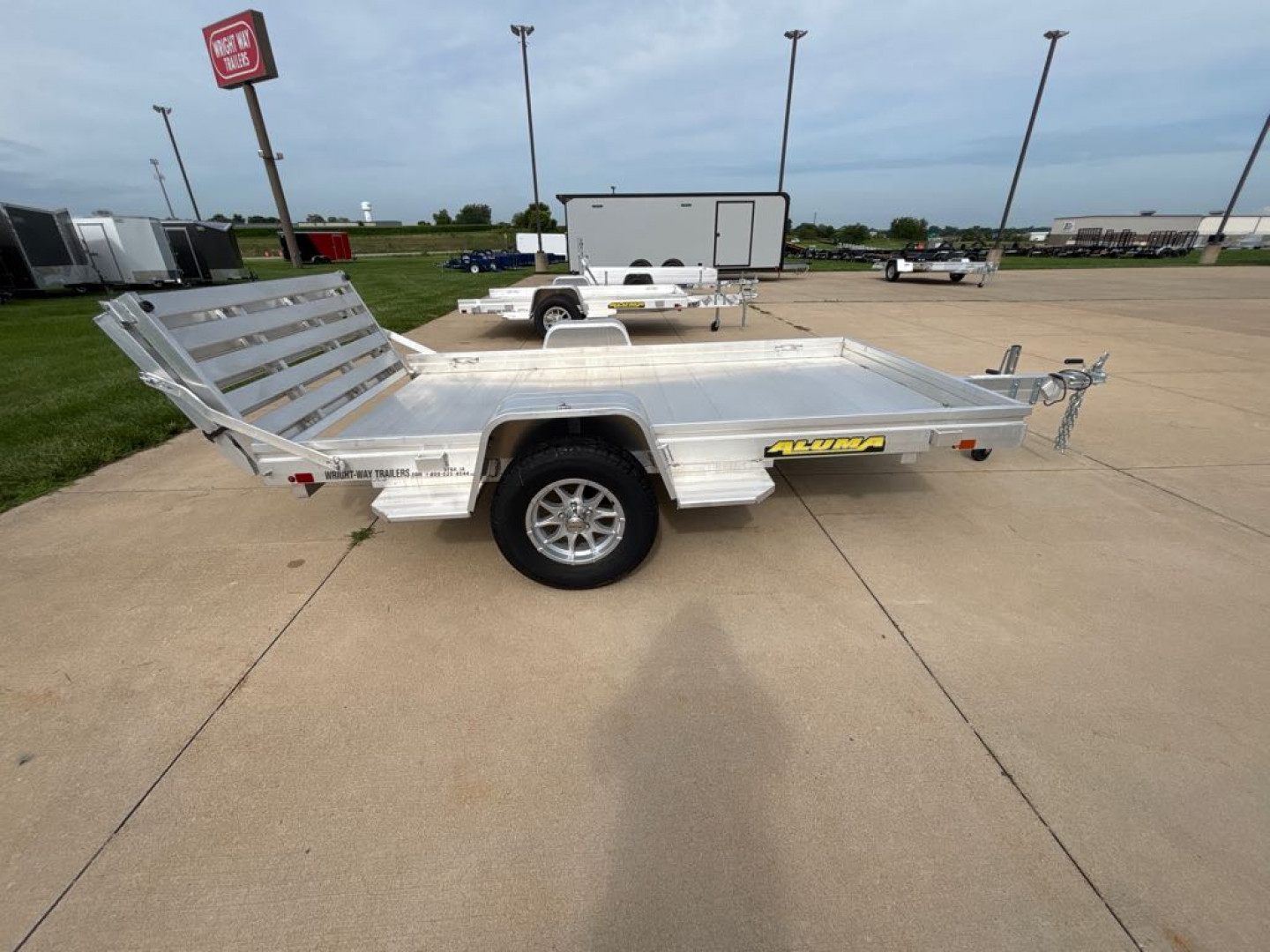 New 2025 Aluma 6810H-S-BT Utility Trailer for sale in Hiawatha, IA