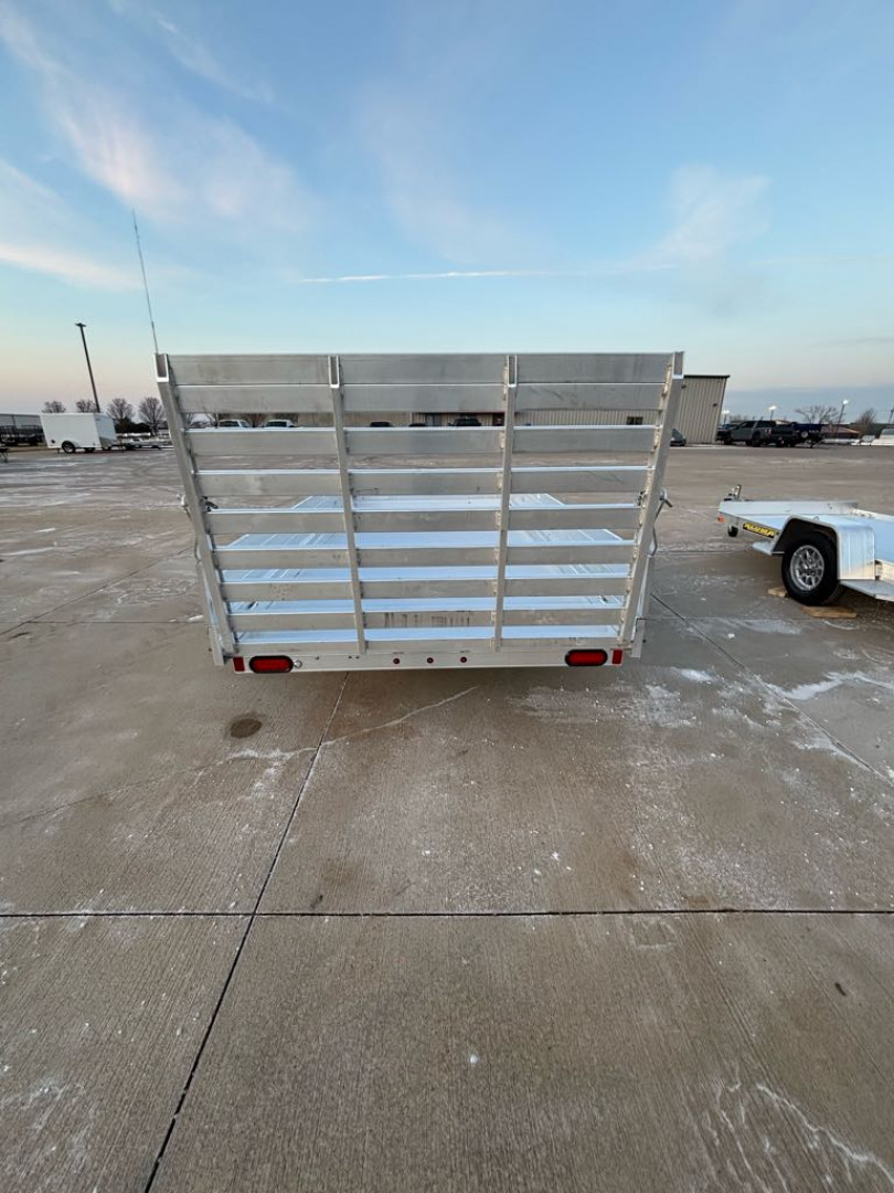 New 2025 Aluma 6812H-ESA-S-TG Utility Trailer