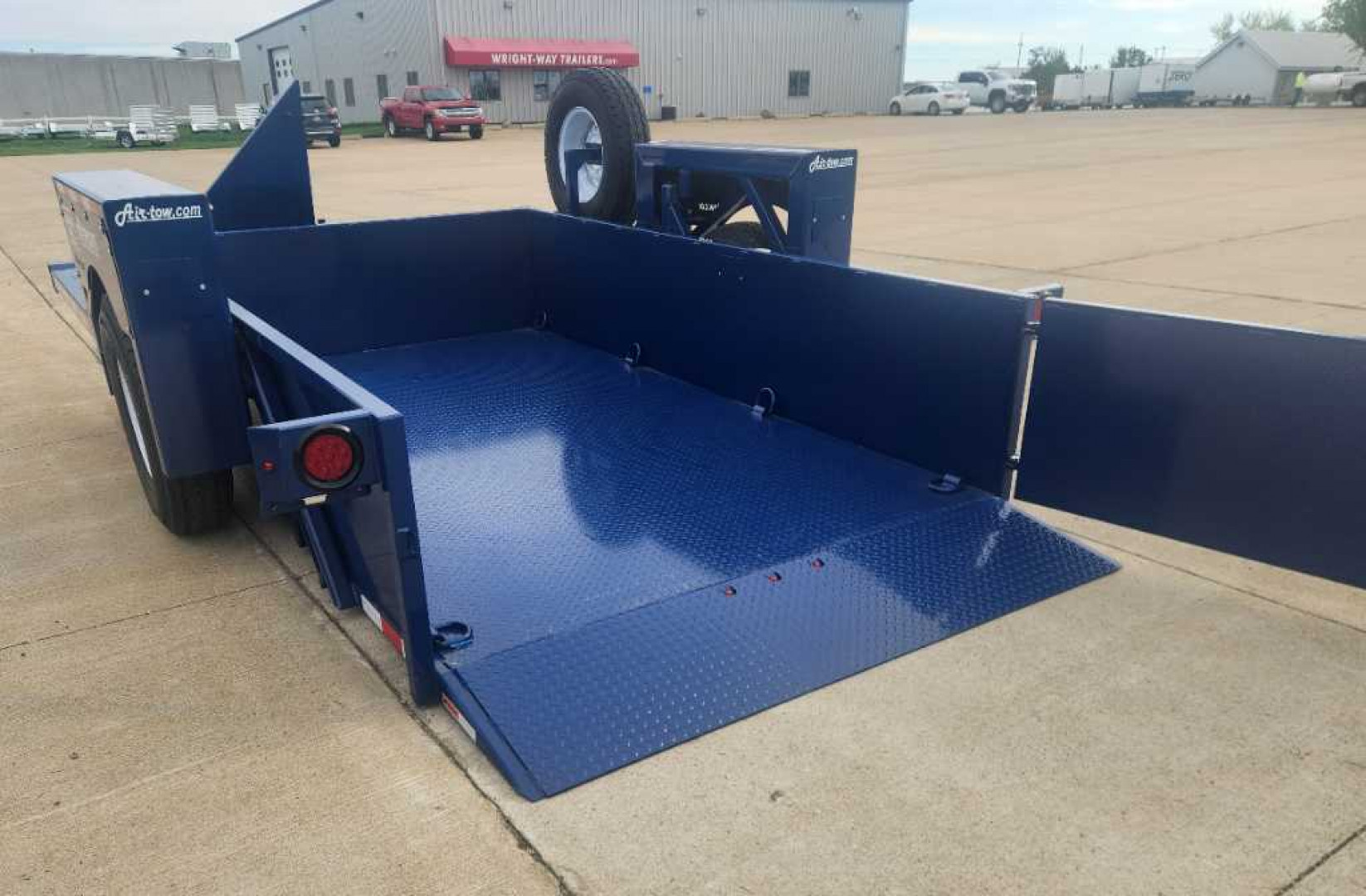 New 2024 Air Tow 75"X12' GROUND LEVEL LOADING UTILITY Specialty Trailer