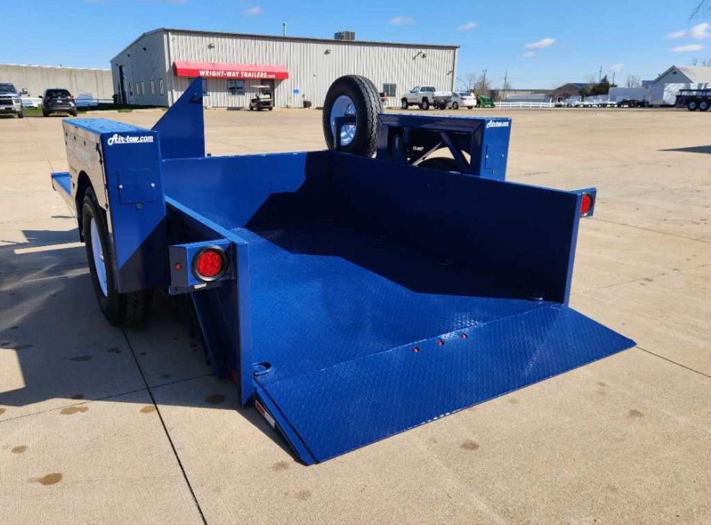 New 2024 Air Tow 75"X10' GROUND LEVEL LOADING UTILITY Specialty Trailer