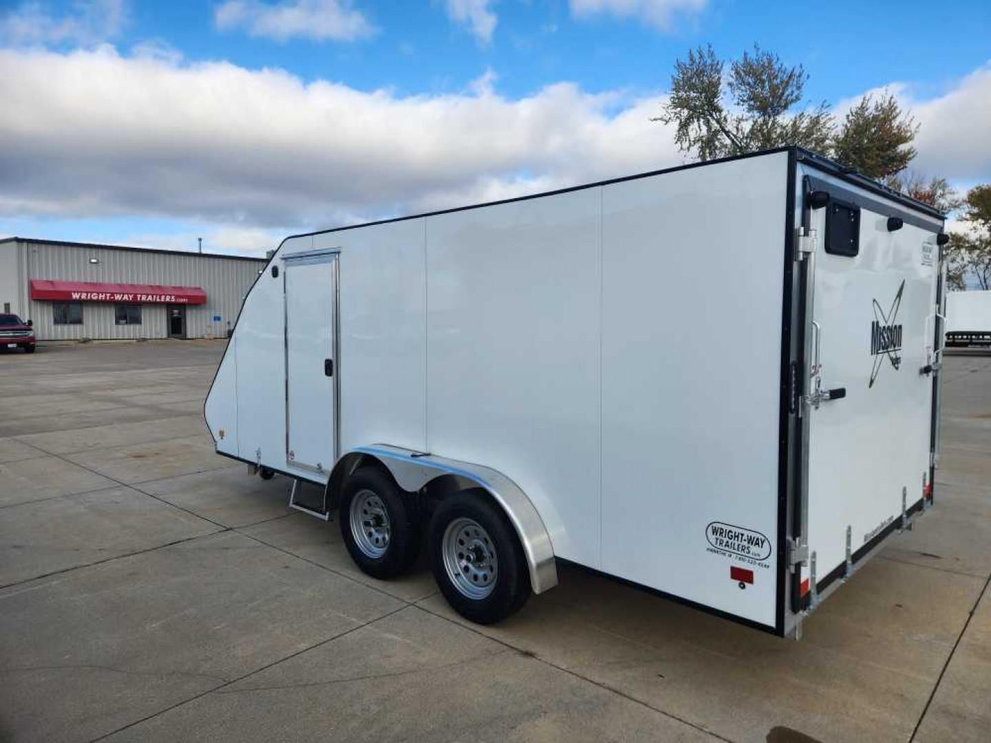 New 2024 Mission 7.5X16 CROSSOVER LOW PRO Snowmobile Trailer