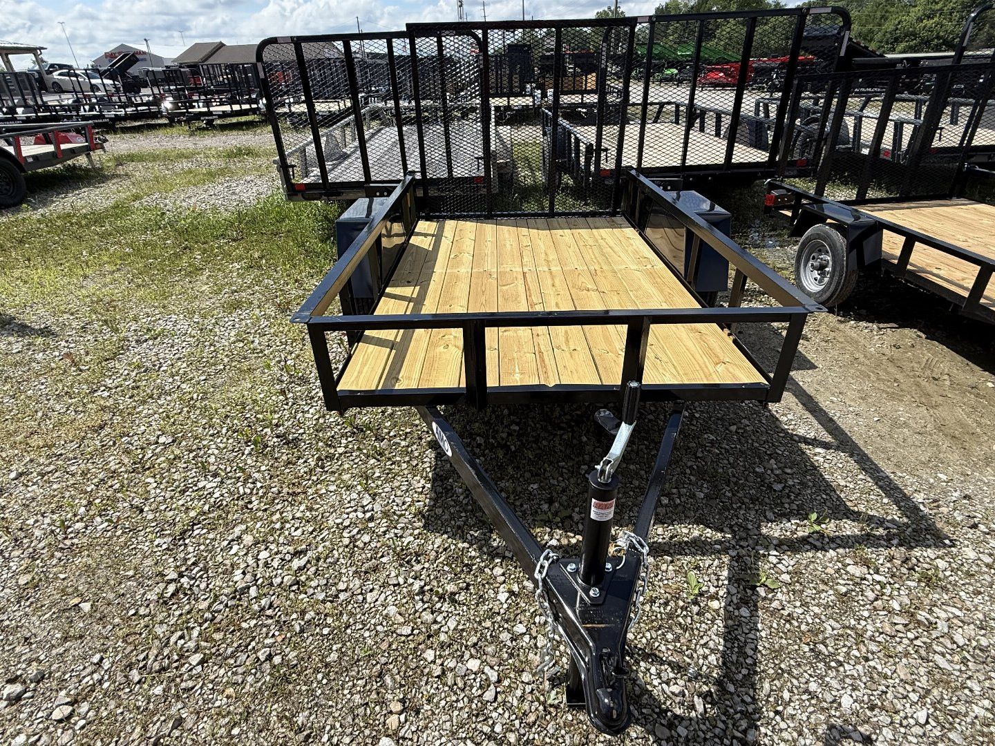 New 2025 AMO US081 Utility Trailer 5X8 SA LOWSIDE (GVW:2990) BLACK