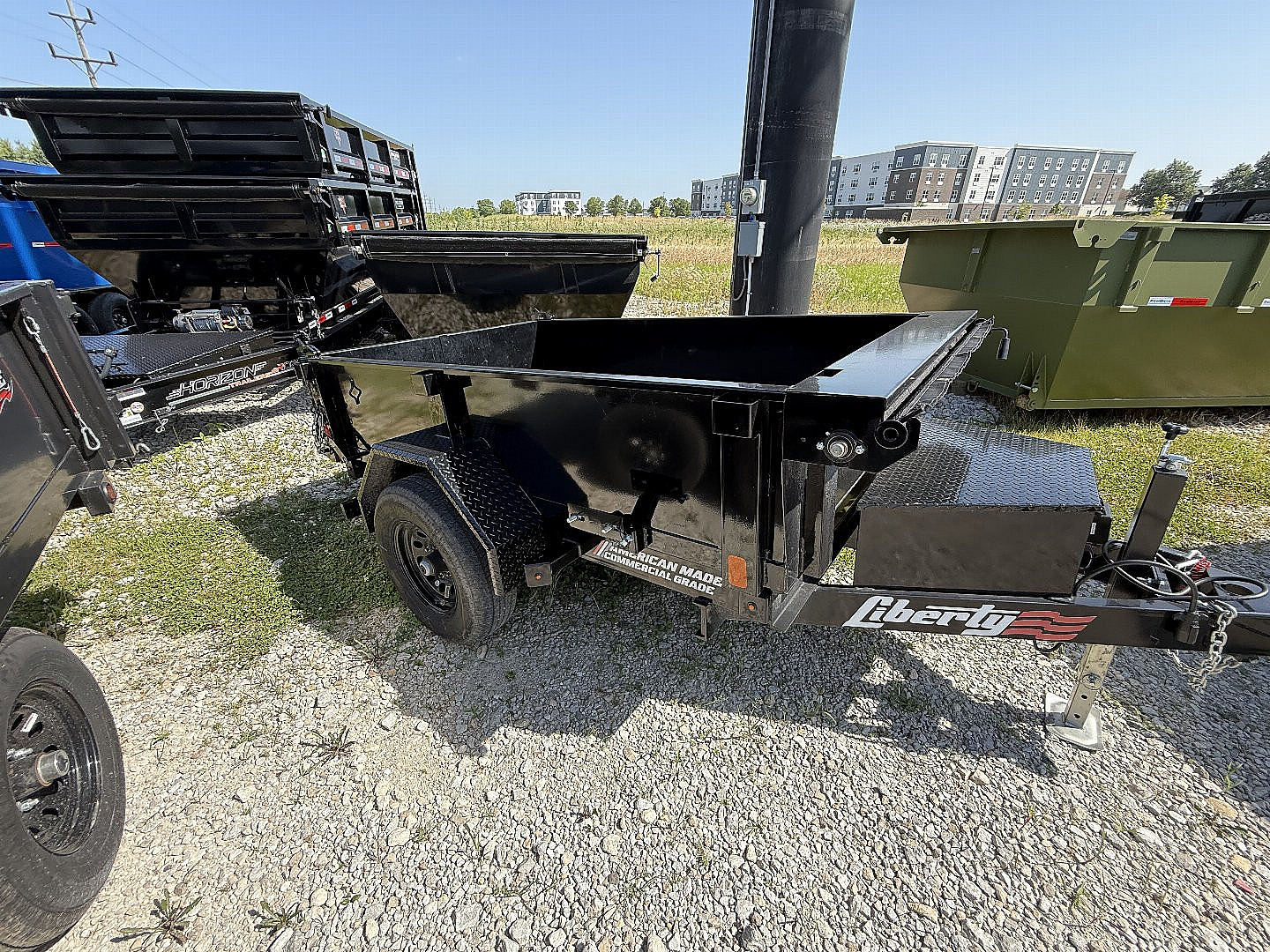 New 2025 Liberty LD5K60X8C5 Dump Trailer 60X8 SA (GVW:5000)BLACK