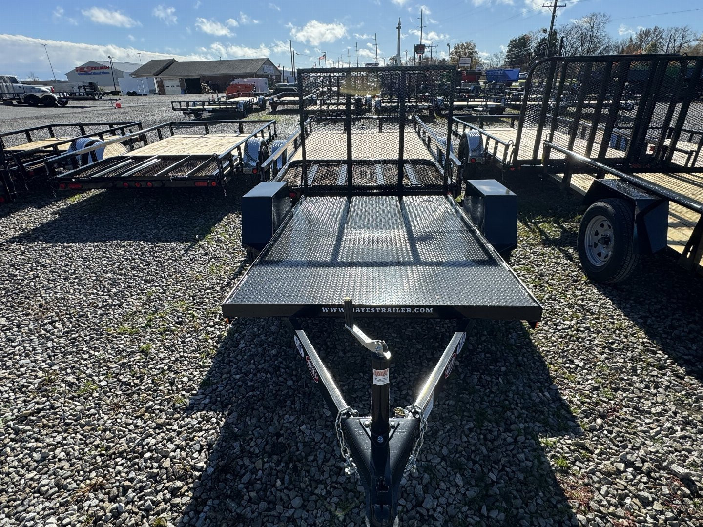 New 2025 AMO US081 Utility Trailer 60X8 SA Diamond plate STEEL FLOOR ...