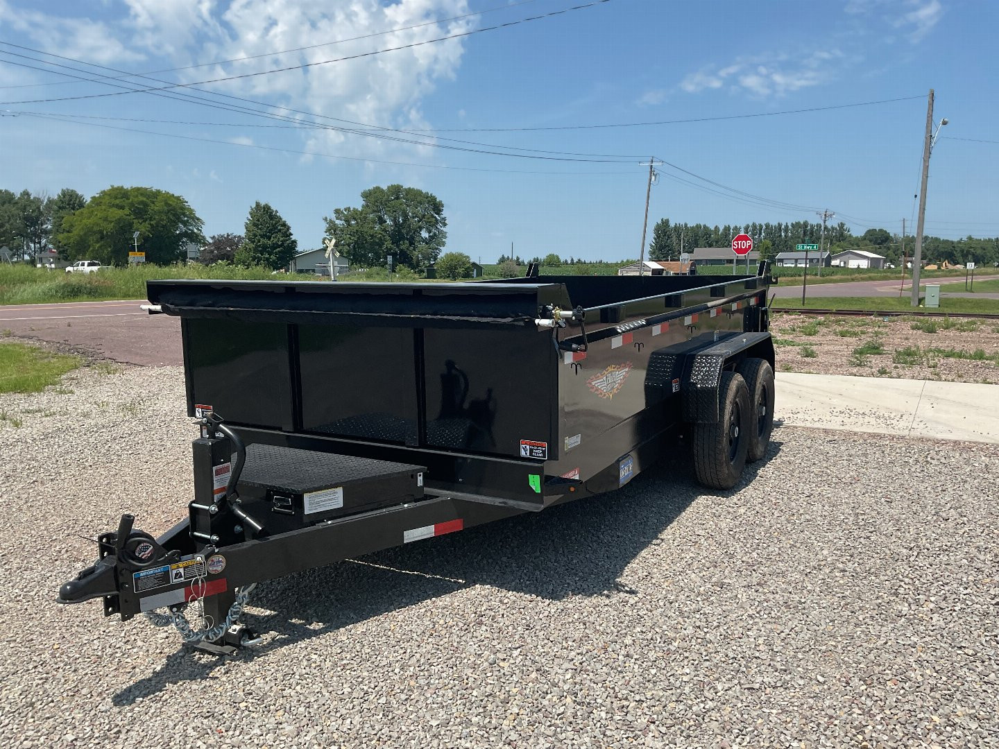 New 2025 H&H Trailers H8314DBW-B-140 Dump Trailer