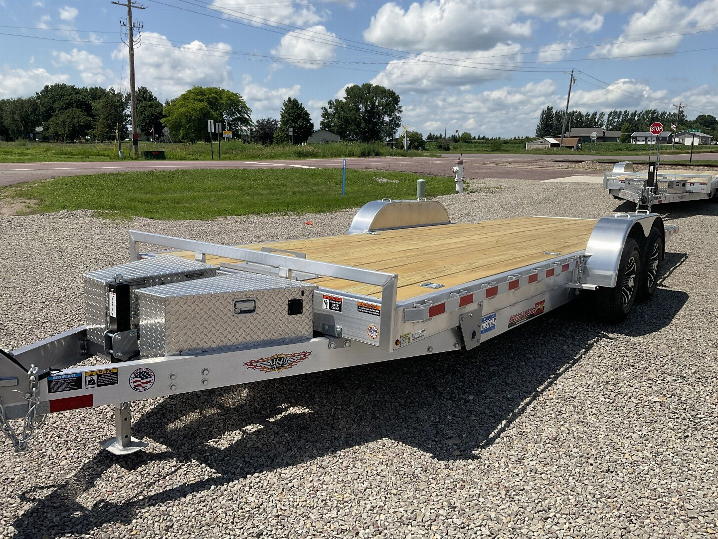 New 2025 H&H Trailers H8222EXLA-100 Car Hauler for sale in Sherburn, MN