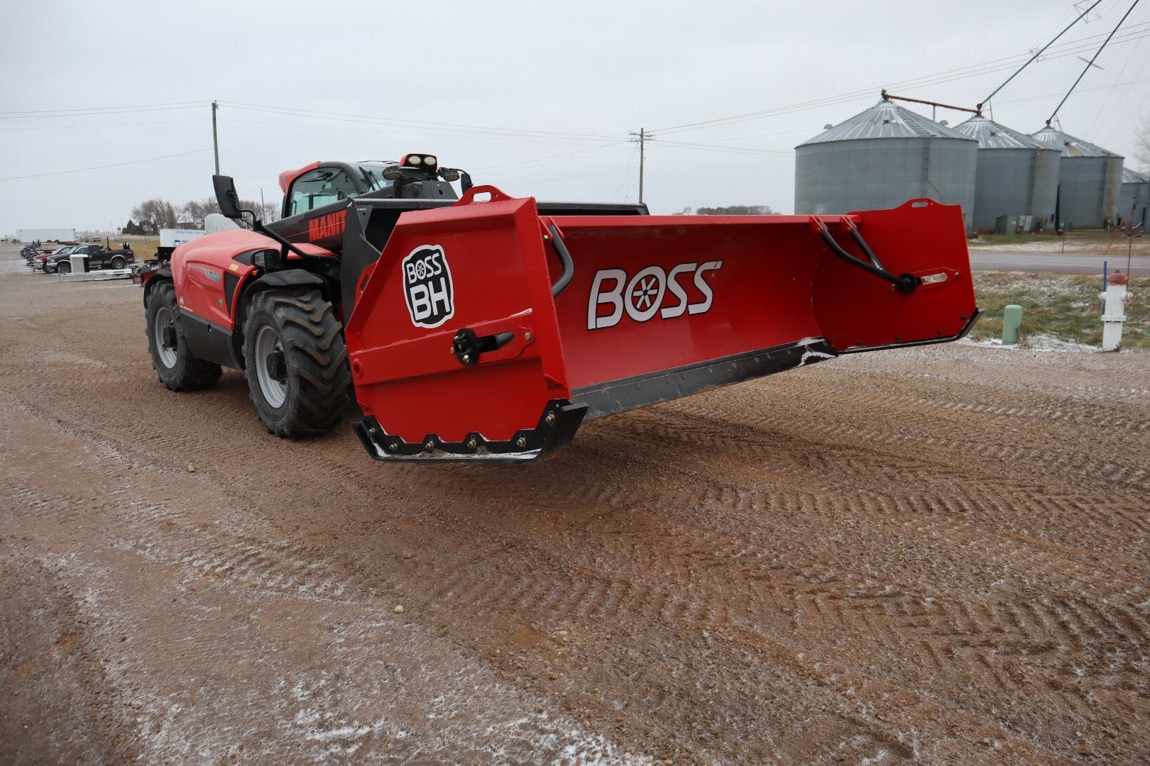 New 2025 BOSS BH12 BACKHOE SNOW PUSH Snow Plow for sale in Sherburn, MN