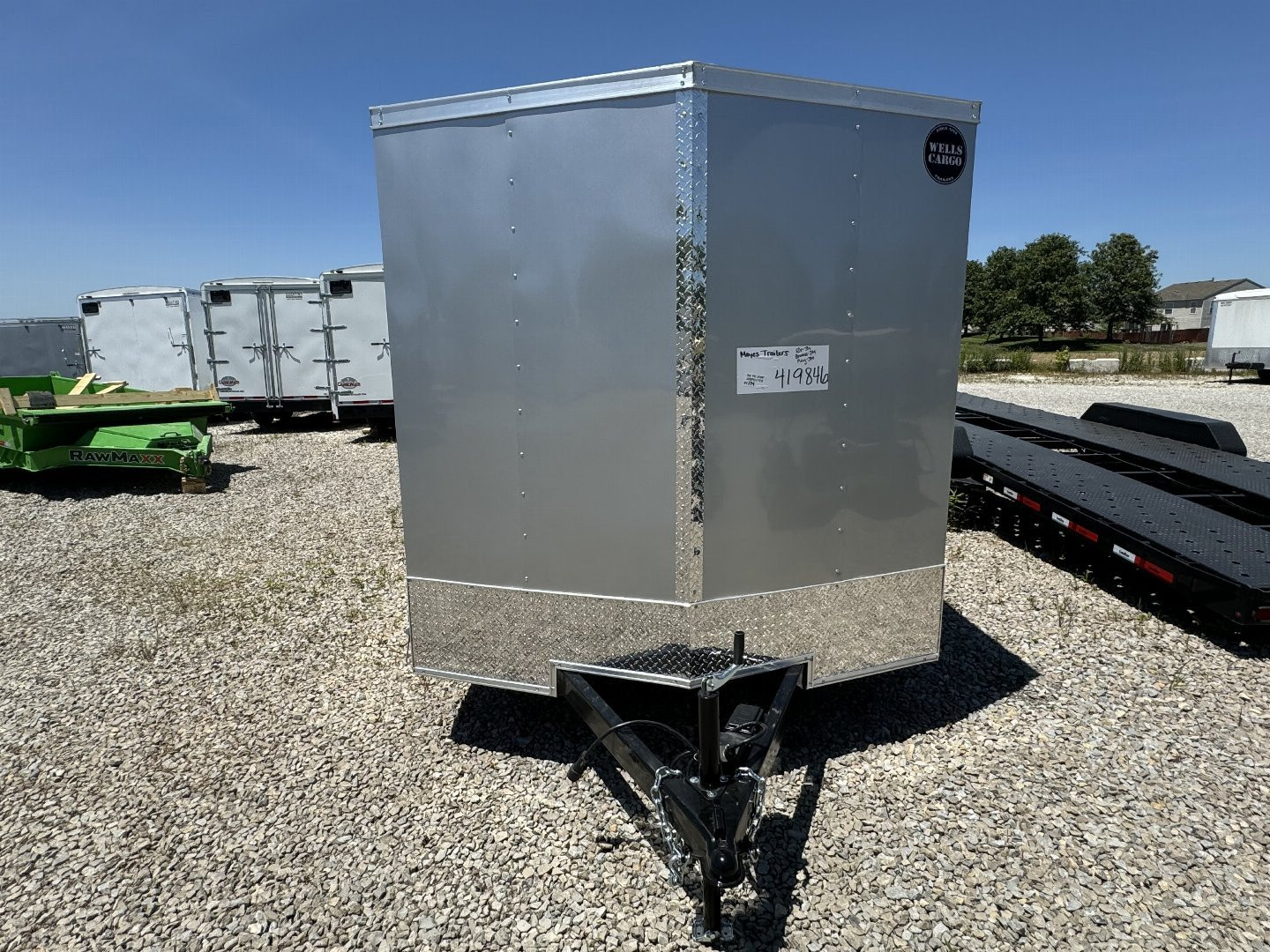 New 2024 WELLS CARGO FT716T2-D Cargo / Enclosed Trailer 7X16 TA RAMP ...