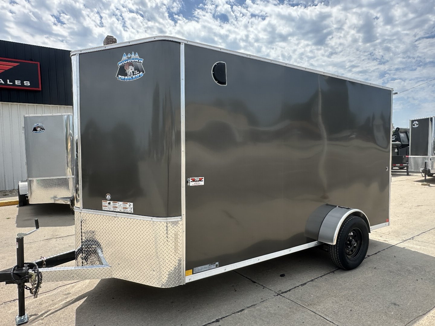 New 2026 R&M MANUFACTURING Big Horn 6x12x78 Standard Cargo Trailer