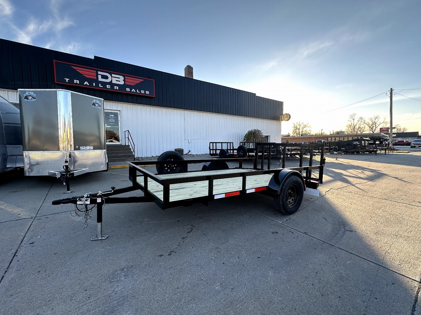 New 2026 KL Trailers KL MANUFACTURING 76x12 Single Axle Utility Trailer ...