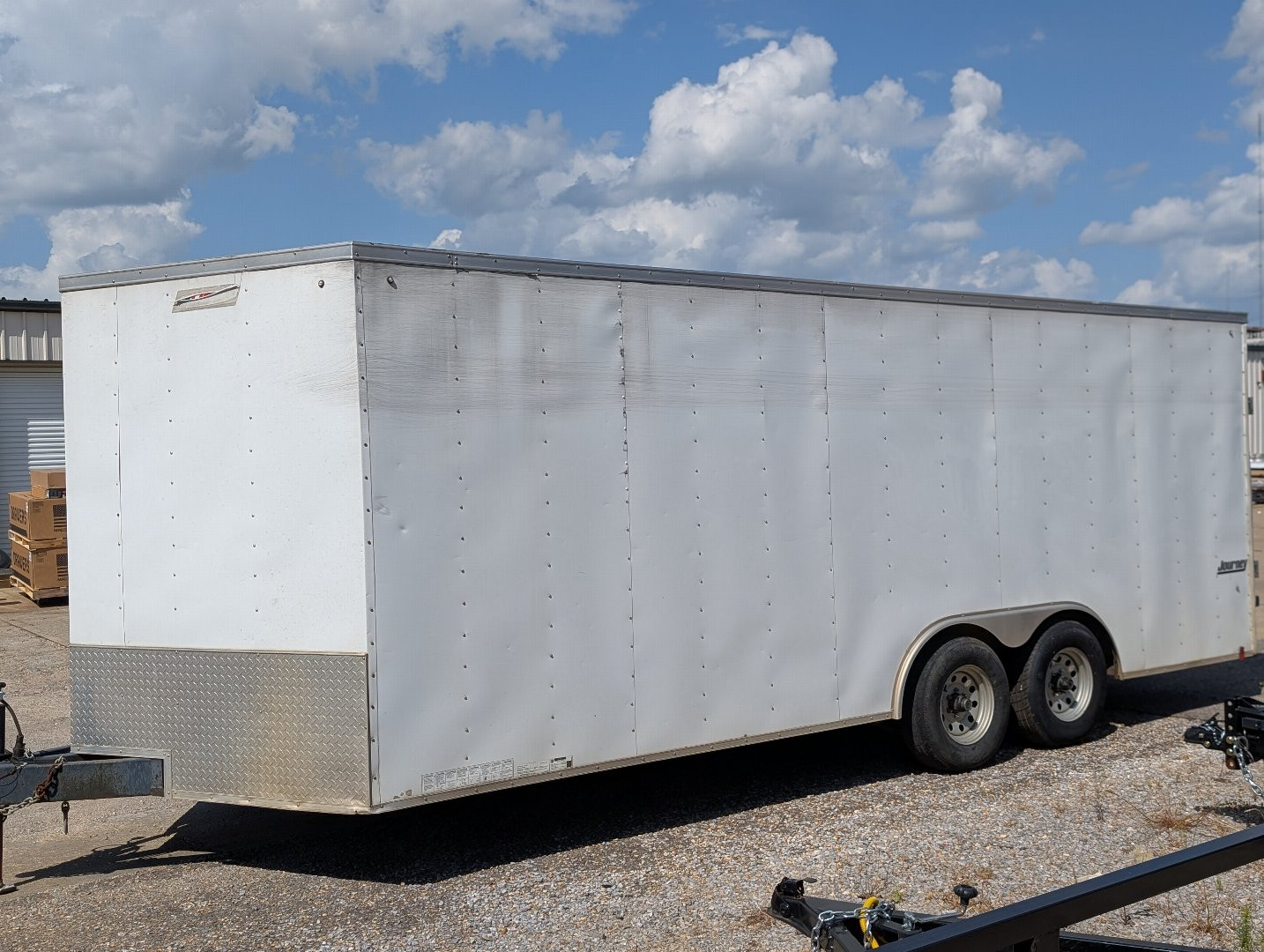 Used 2019 PACE AMERICAN 8.5X20TE3 Tandem 5.2k Axle Cargo Trailer for ...