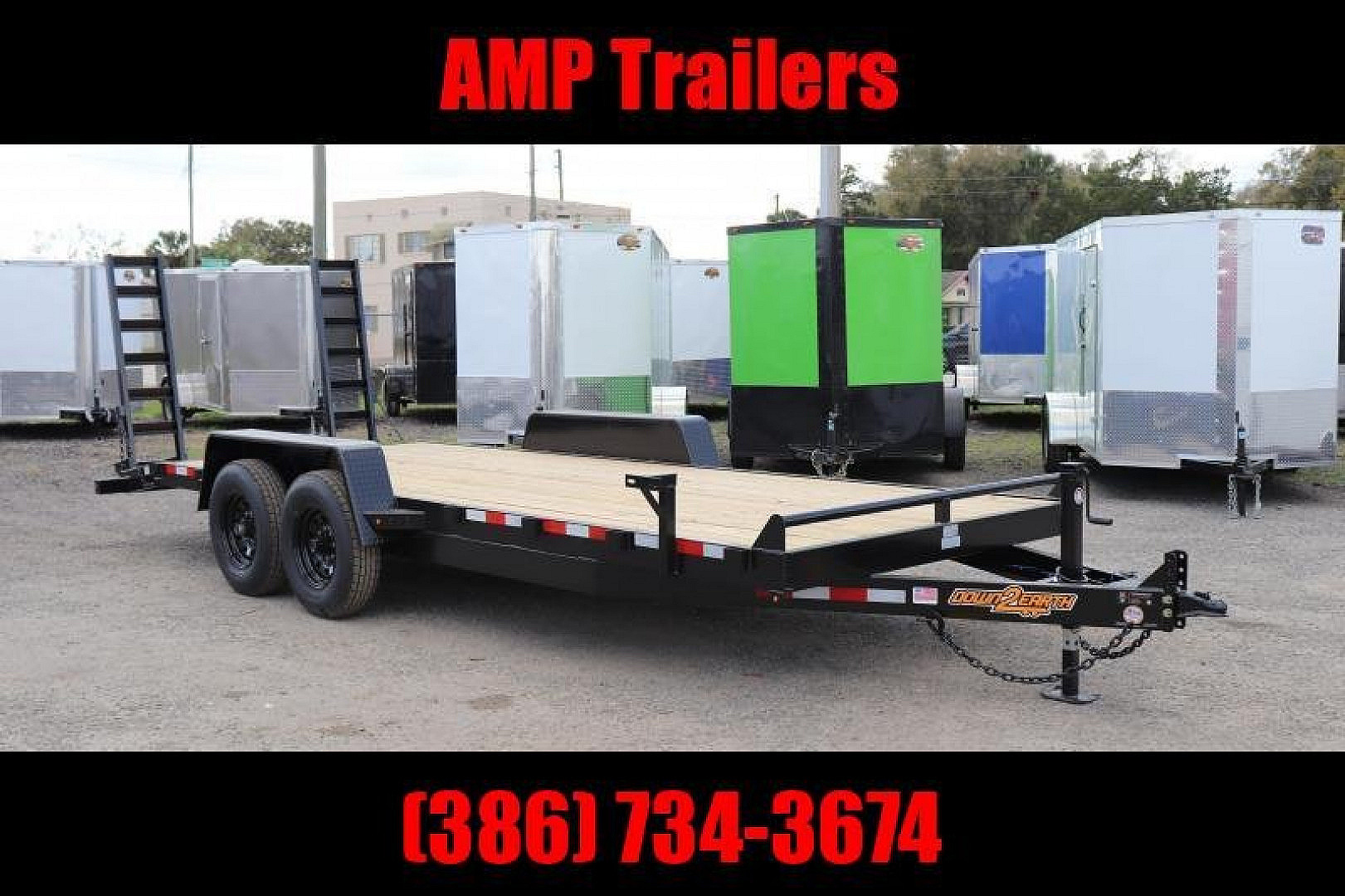 New 2026 Down 2 Earth Trailers 82x20 D2E EQ TRAILER Equipment Trailer for sale in Deland, FL