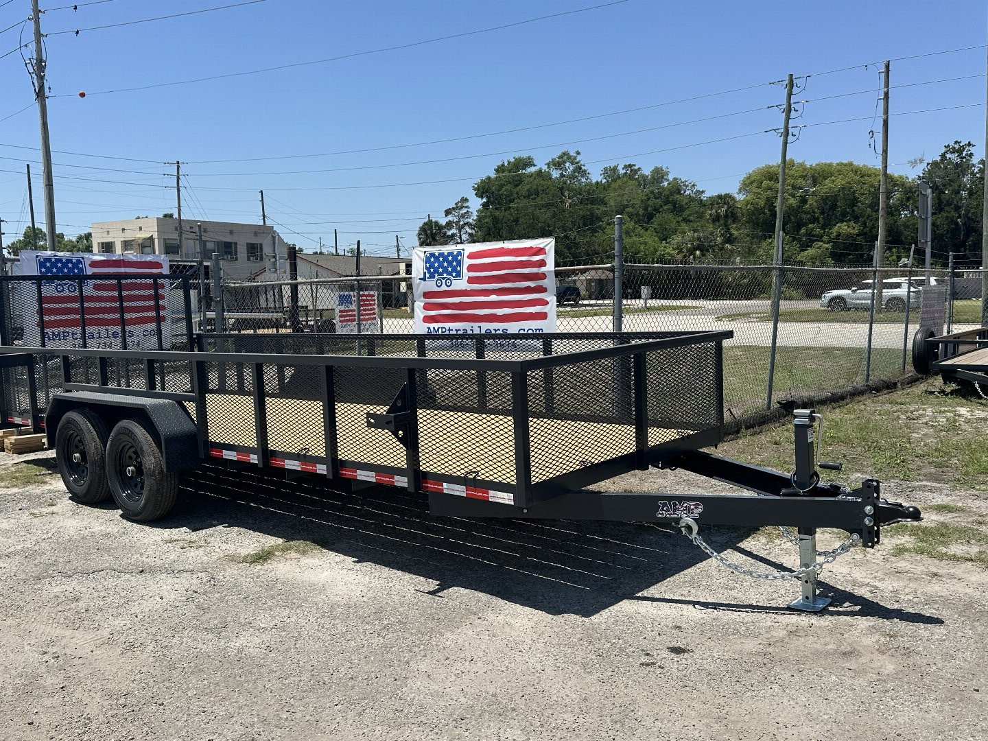 New 2025 AMP Trailers 76"X20' TANDEM AXLE LANDSCAPE TRAILER