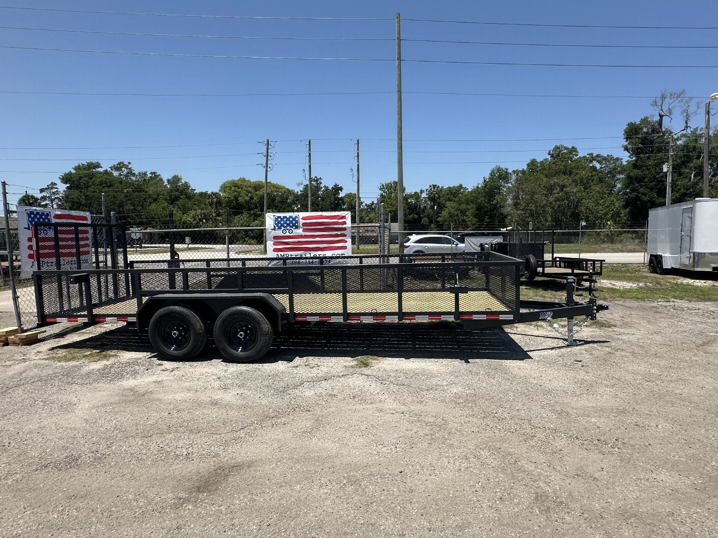 New 2025 AMP Trailers 76"X20' TANDEM AXLE LANDSCAPE TRAILER