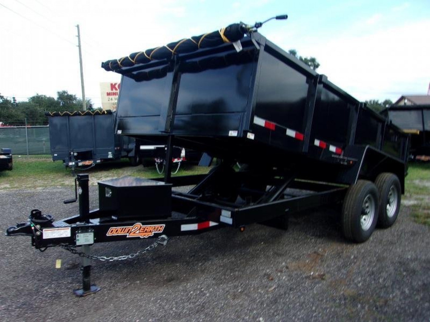New 2024 DOWN 2 EARTH TRAILERS D2E 7X16 7TON DUMP TRAILER Dump Trailer