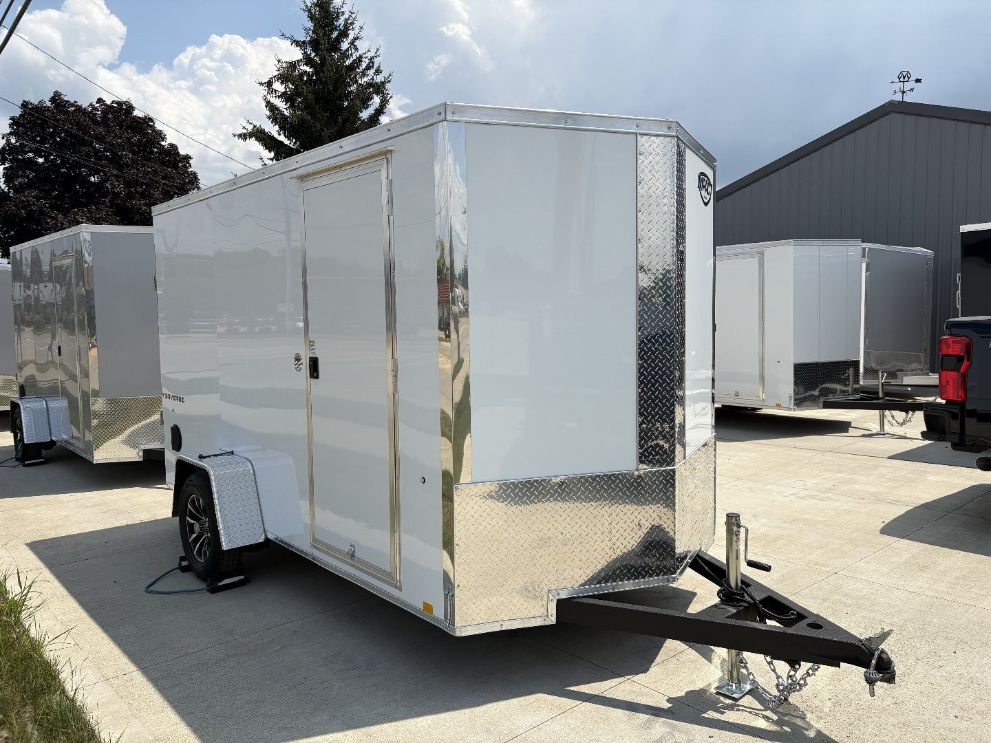 New 2025 IMPACT TRAILERS 6'X12' WHITE QUAKE CARGO Cargo / Enclosed ...