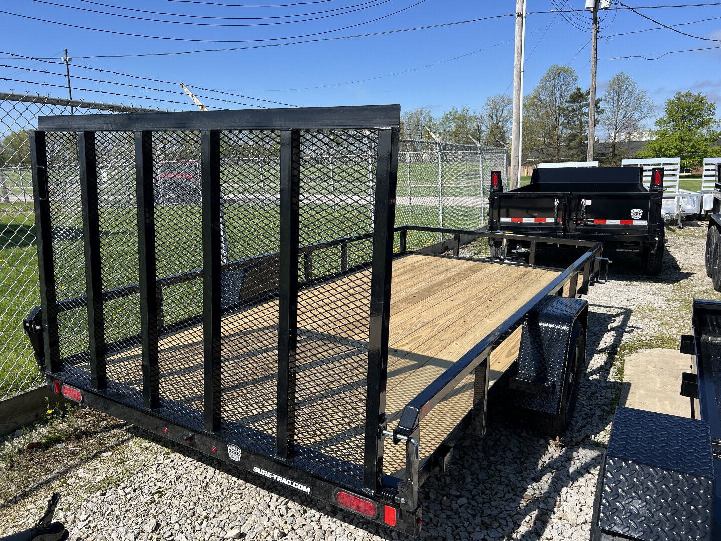 New 2025 SURE-TRAC 7X14 TUBE TOP 5K Utility Trailer