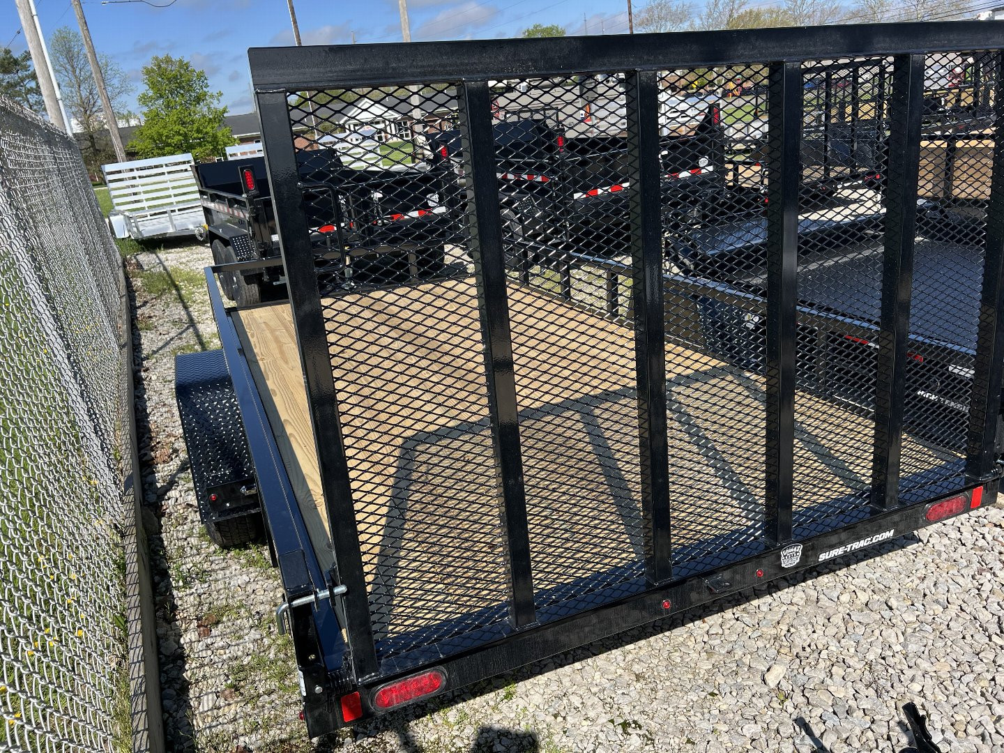 New 2025 SURE-TRAC 7X14 TUBE TOP 5K Utility Trailer