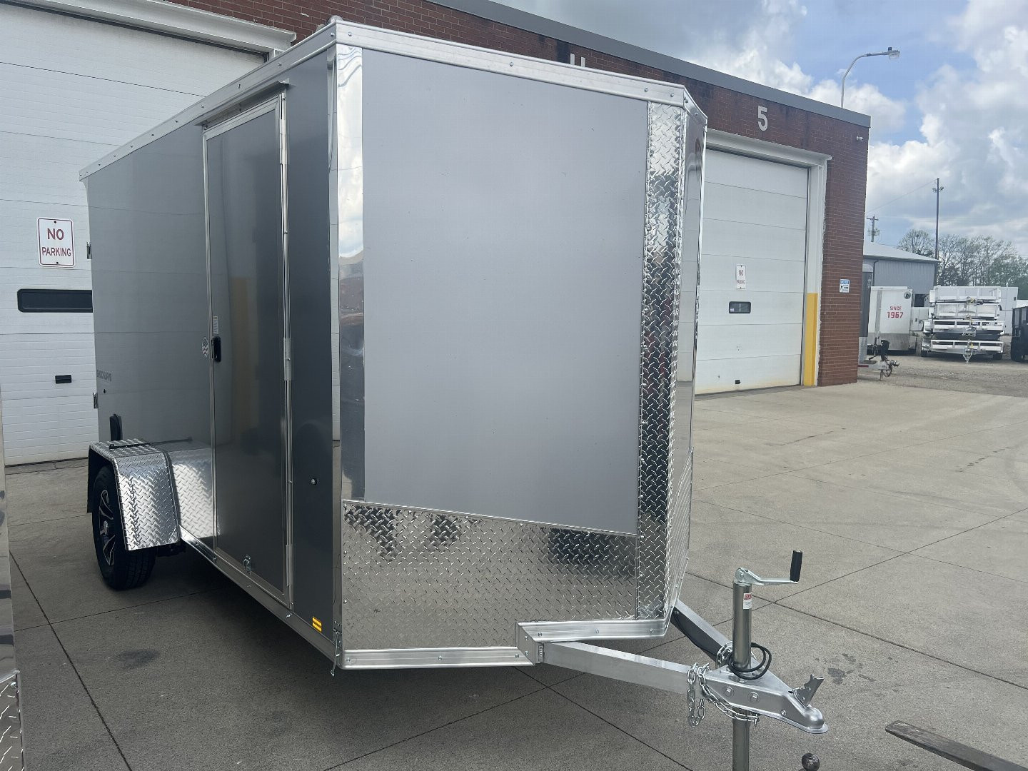 New 2025 Impact Trailers 6'X12' ALL ALUMINUM SHOCKWAVE RAMP DOOR SILVER ...