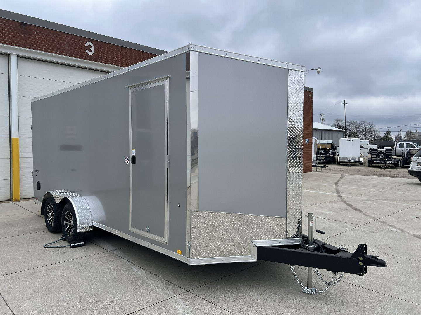 New Impact Trailers 7'X18 TREMOR FLAT TOP SLOPED V NOSE Cargo ...