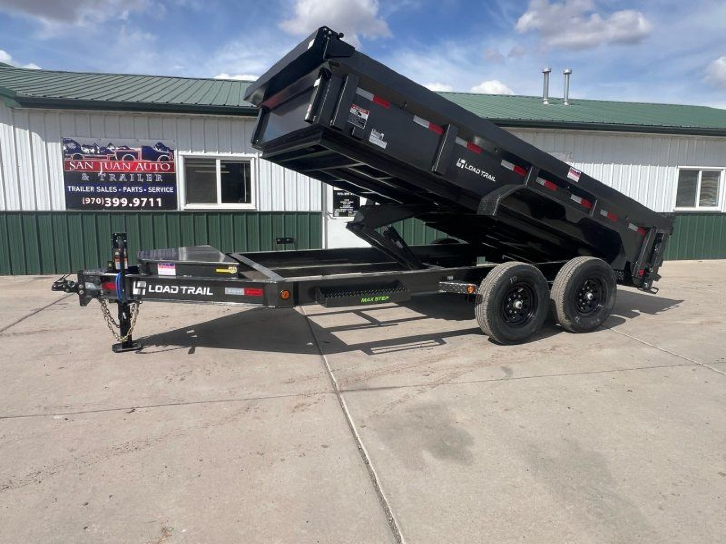 New 2025 Load Trail 83"X14' Dump Dump Trailer