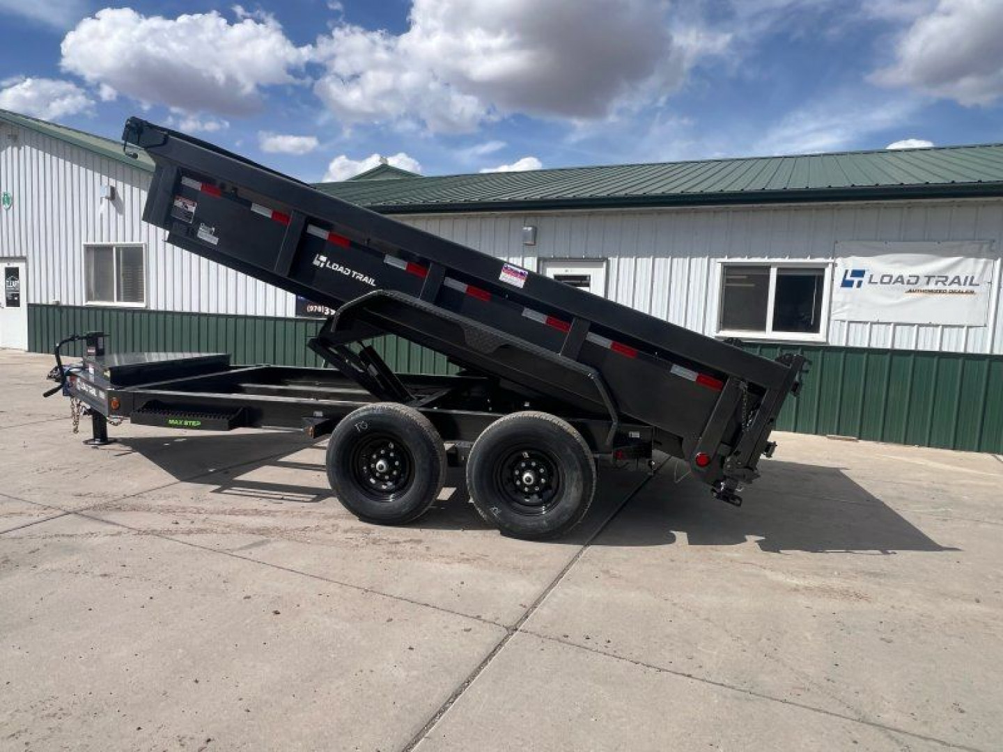 New 2025 Load Trail 83"X14' Dump Dump Trailer