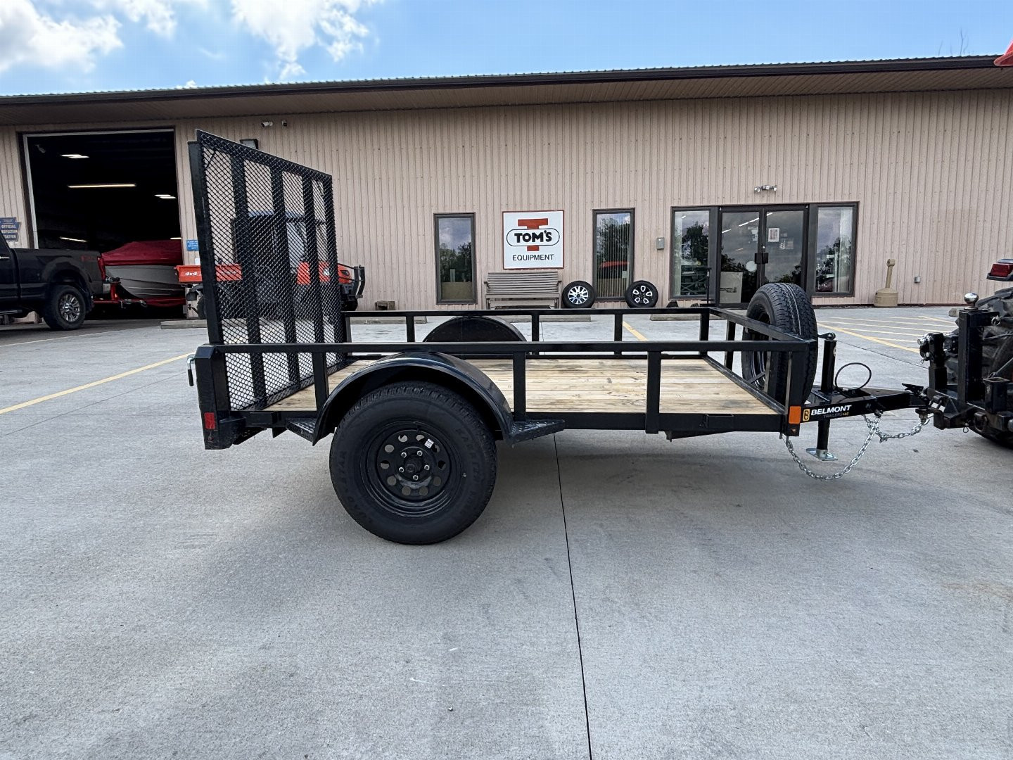 New 2025 USED Belmont Trailers 5'X8' Utility Trailer - 2990# GVWR