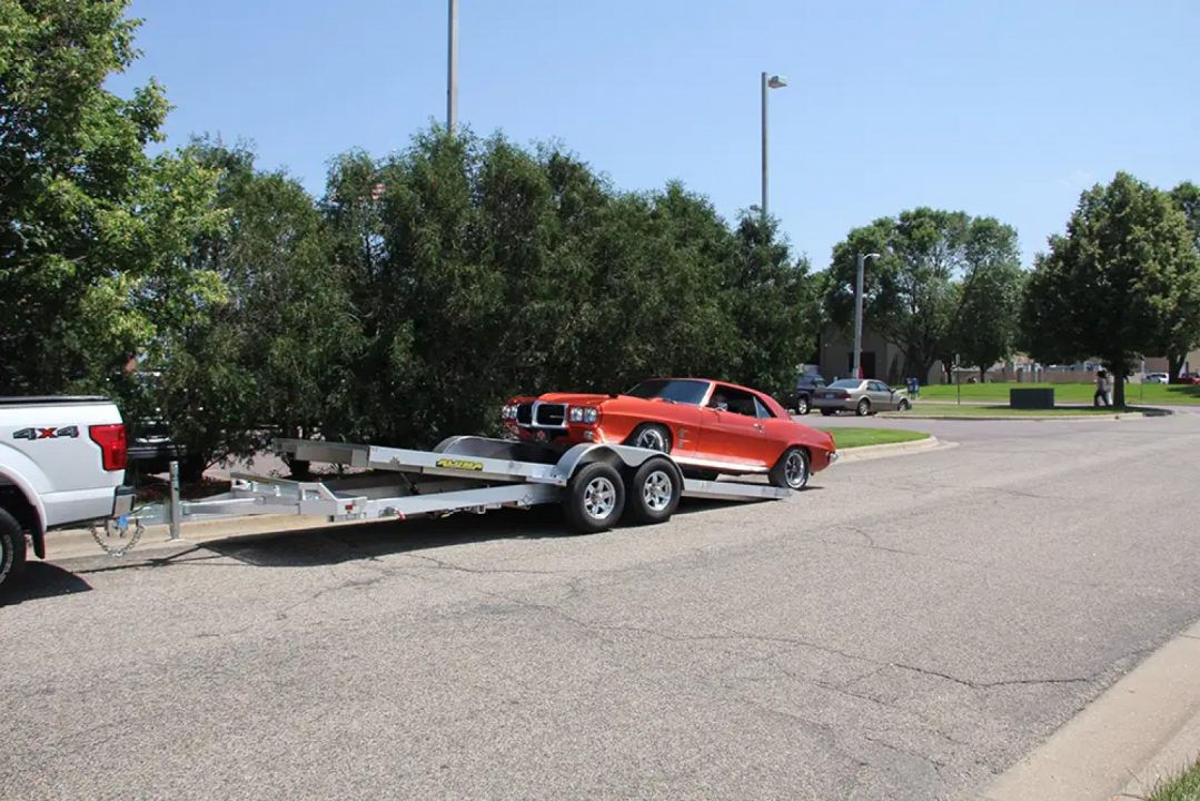 New 2027 Aluma Trailers 8216H-TILT Aluminum Car Hauler w/ Spare Tire ...
