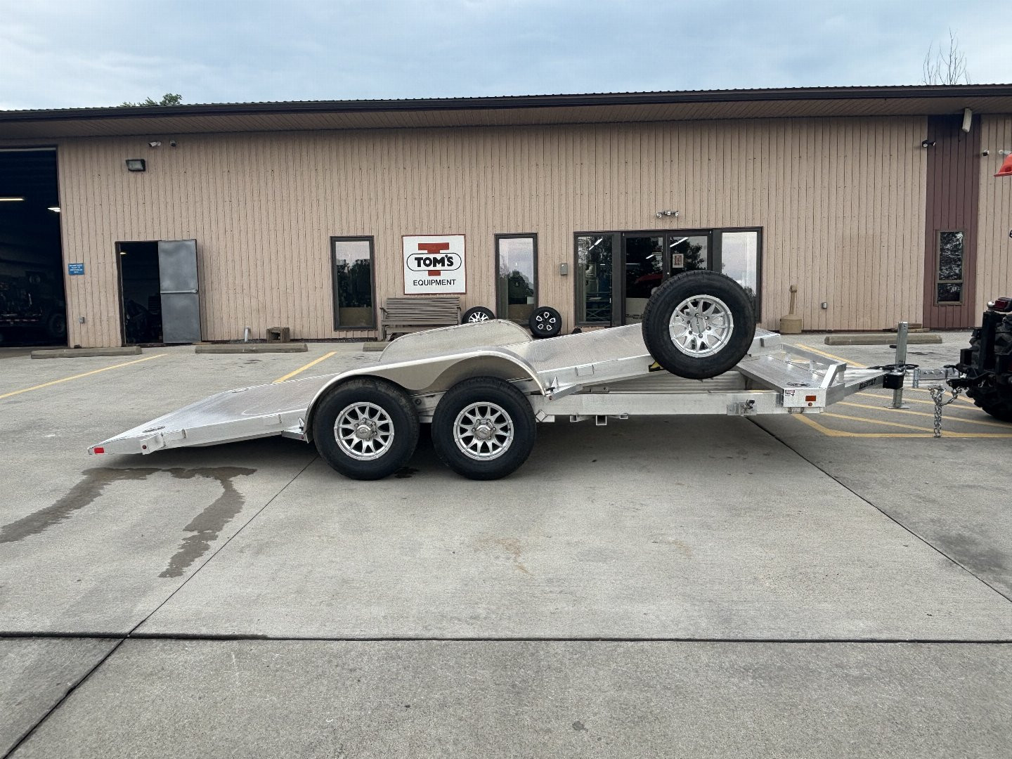 New 2026 Aluma Trailers 8216 HEAVY TILT Aluminum Car Hauler - 9990# GVWR