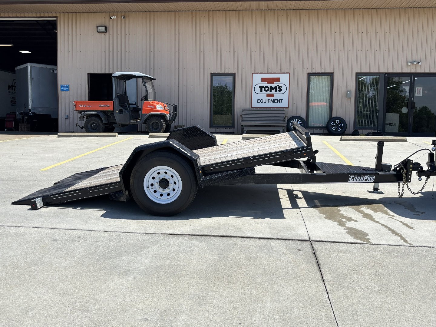 Used 2025 SLIGHTLY USED CornPro UT-14 SAT Tilt Equipment Trailer 14 ...