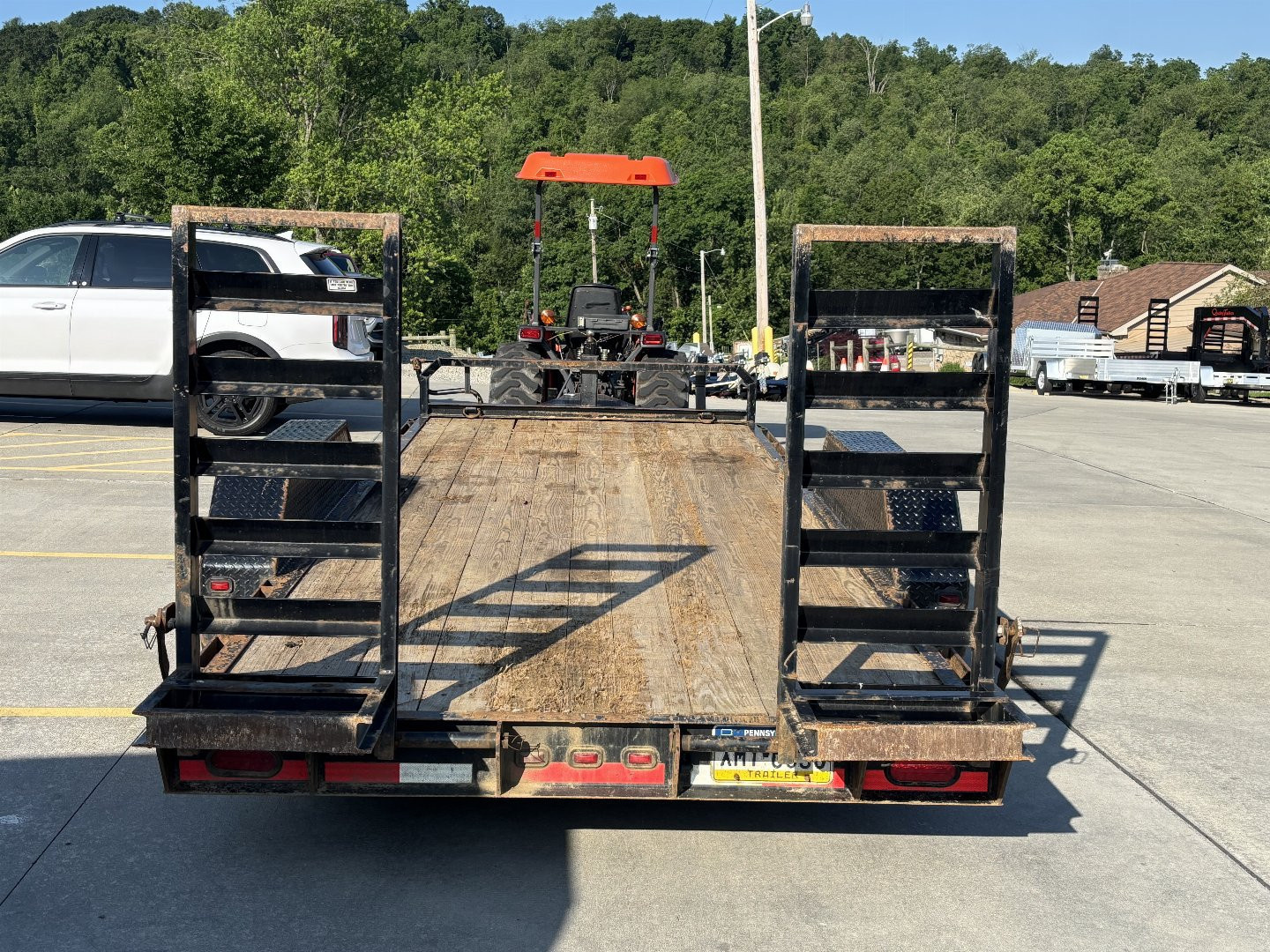 Used 2020 USED Corn Pro UT 18H - 82"X18' Equipment Trailer - Flat Deck - 12,000# GVWR