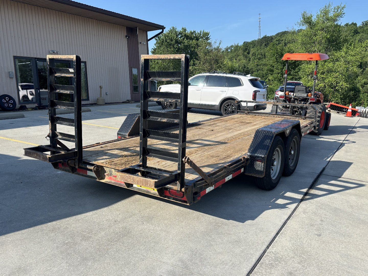 Used 2020 USED Corn Pro UT 18H - 82"X18' Equipment Trailer - Flat Deck - 12,000# GVWR