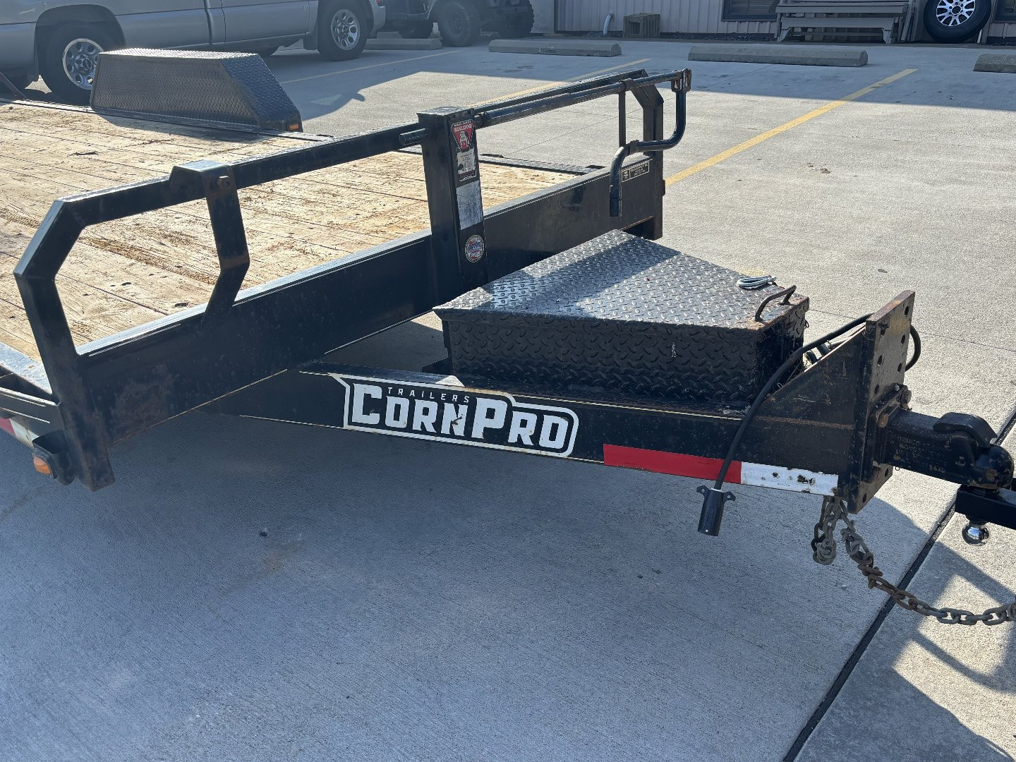 Used 2020 USED Corn Pro UT 18H - 82"X18' Equipment Trailer - Flat Deck - 12,000# GVWR