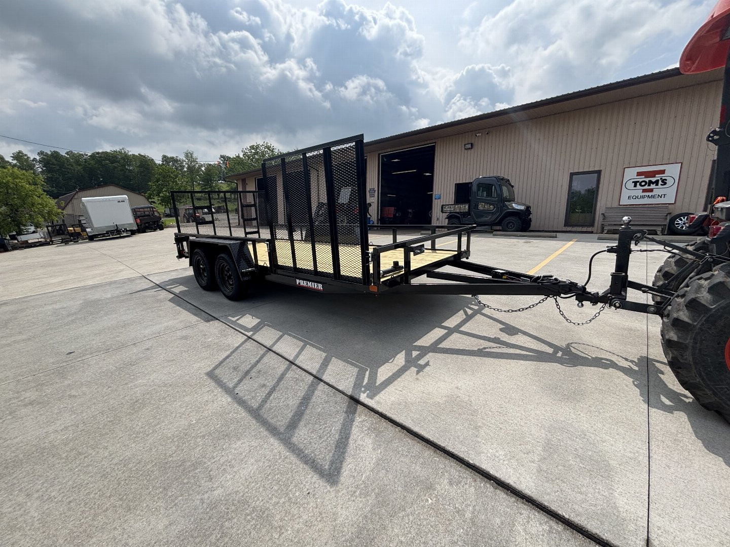 New 2025 Premier Trailers 82"X16' Utility Trailer W/ Side Load Ramp ...