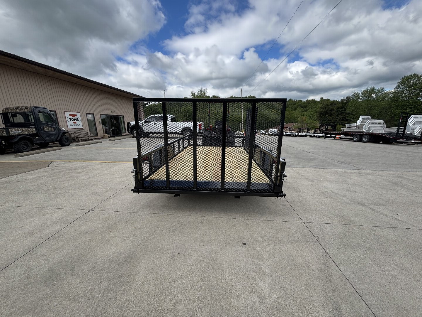 New 2025 Premier Trailers 76"X12' Utility Trailer W/ Side Load Ramp ...