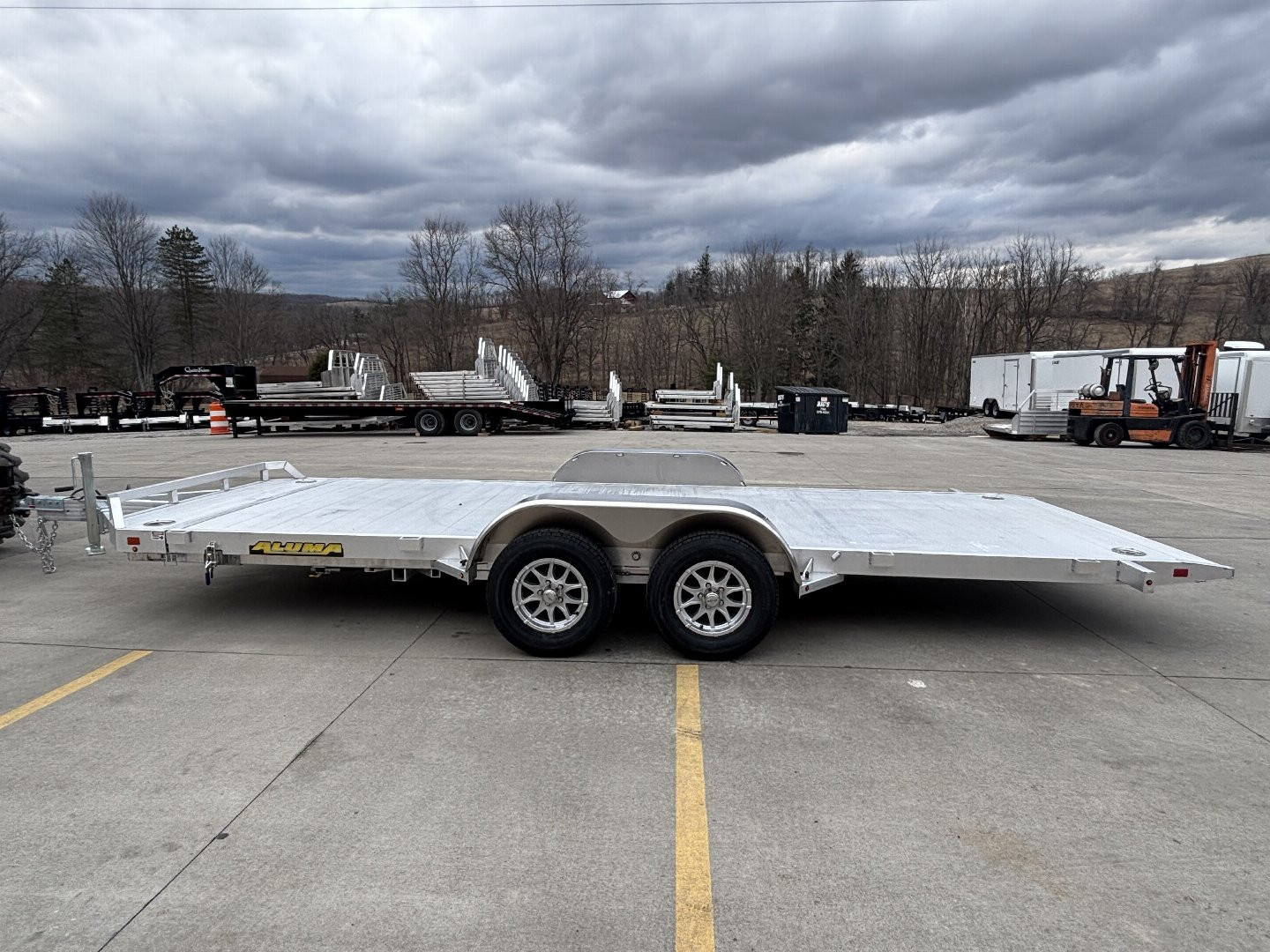 New 2026 Aluma Trailers 8218 Tilt Car Hauler Trailer - 7000# GVWR for ...