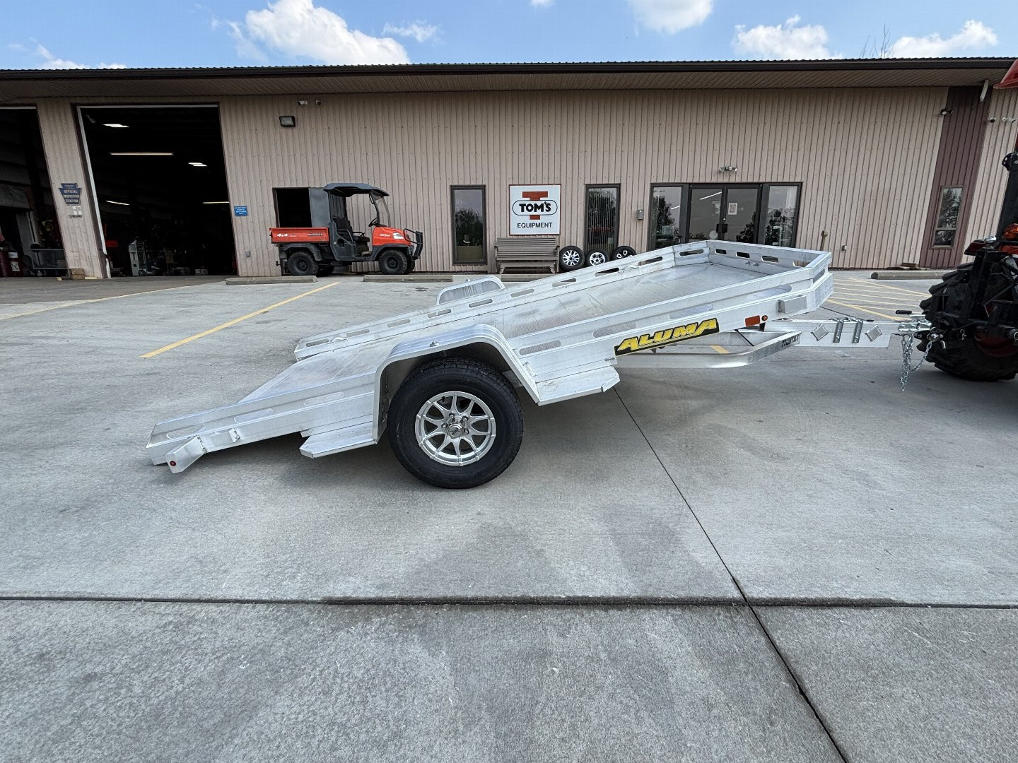 New 2027 Aluma Trailers 7712H-TILT Aluminum Utility Trailer - 2990 ...