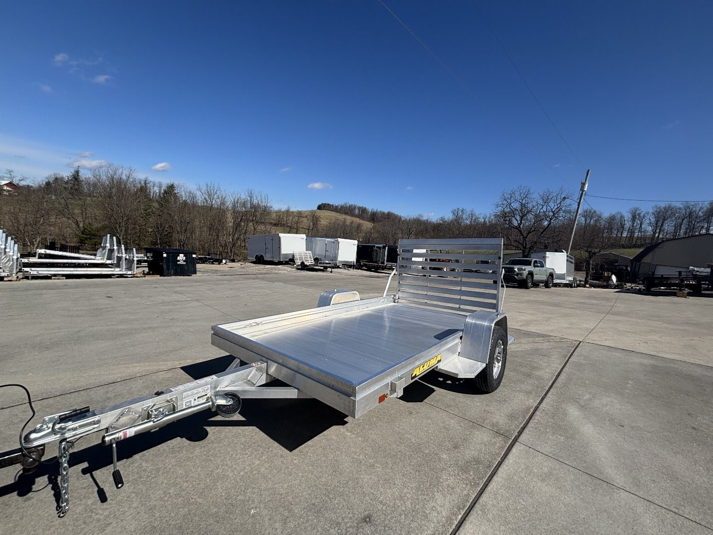 New 2026 Aluma 6810H Aluminum Utility Trailer W/ Ramp - 2990# GVWR for ...