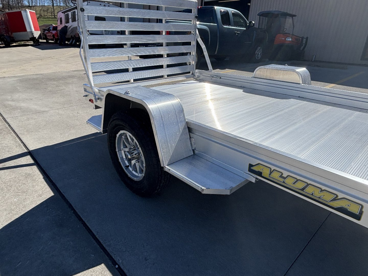 New 2026 Aluma 6810H Aluminum Utility Trailer W/ Ramp - 2990# GVWR for ...
