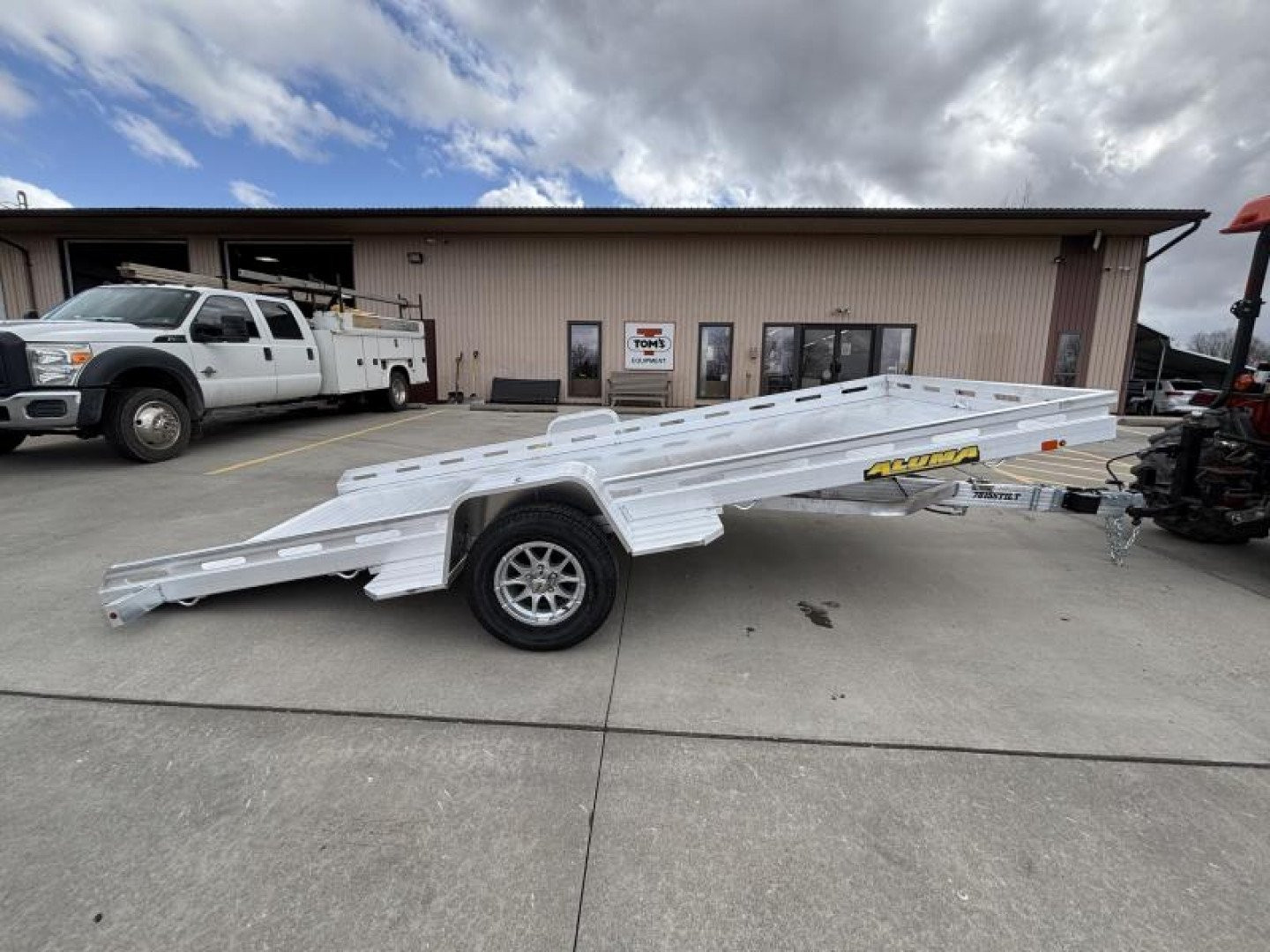 New 2026 Aluma Trailers 7815 TILT Utility Trailer W/ Electric Brakes ...